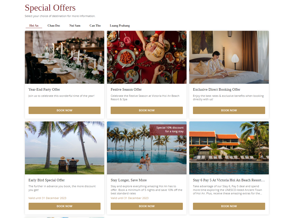 TMG introduces a new website interface for Victoria Hotels & Resorts ...