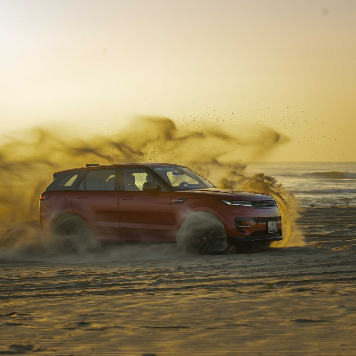 Unforgettable Beach Drifts: Range Rover Sport 2023 Takes on TUI BLUE ...