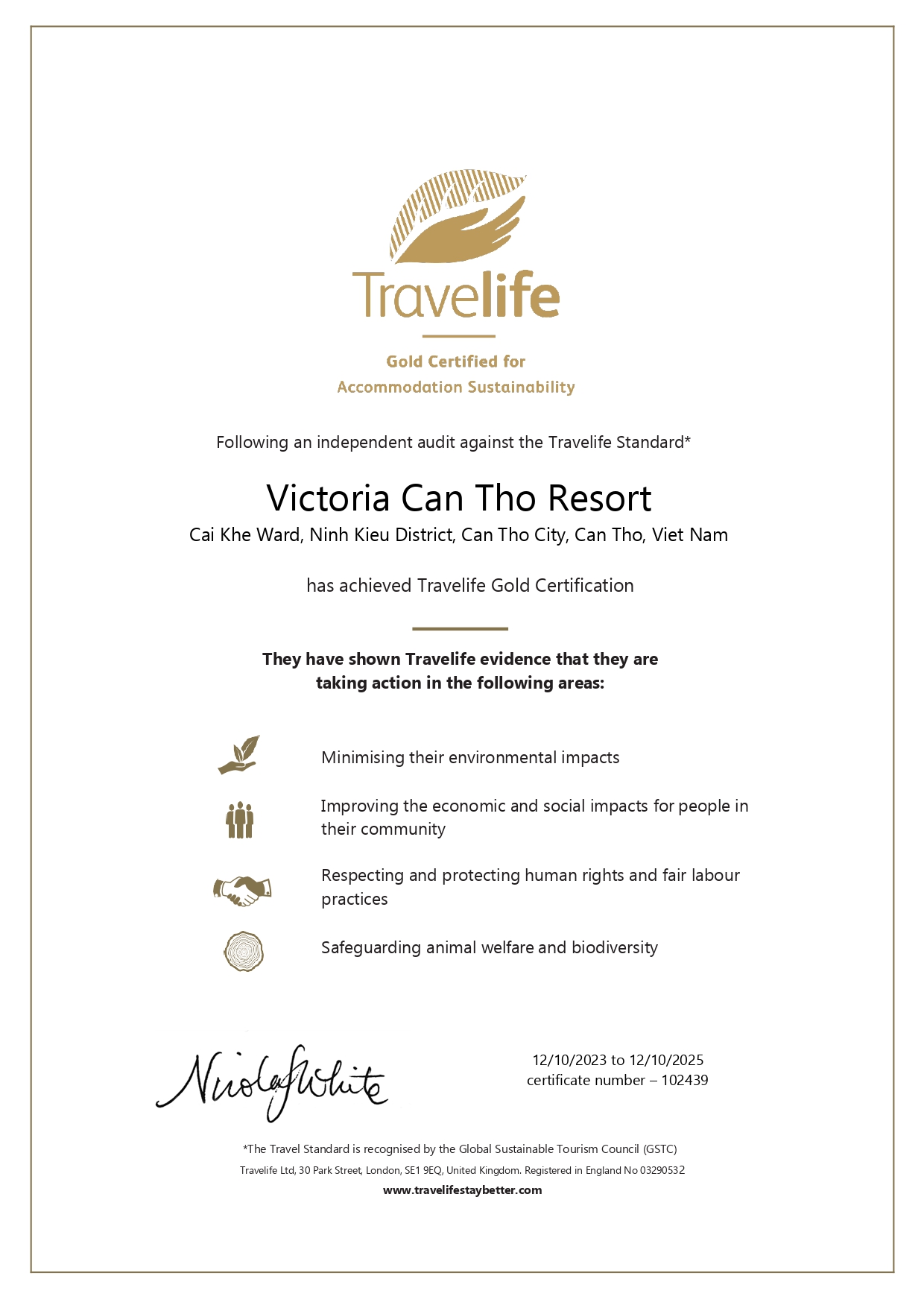 TMG Leads Sustainable Tourism with Travelife Gold Certification in ...